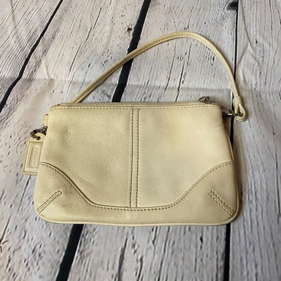 Coach | Bags | Coach Ivory Mini Handbag | Poshmark